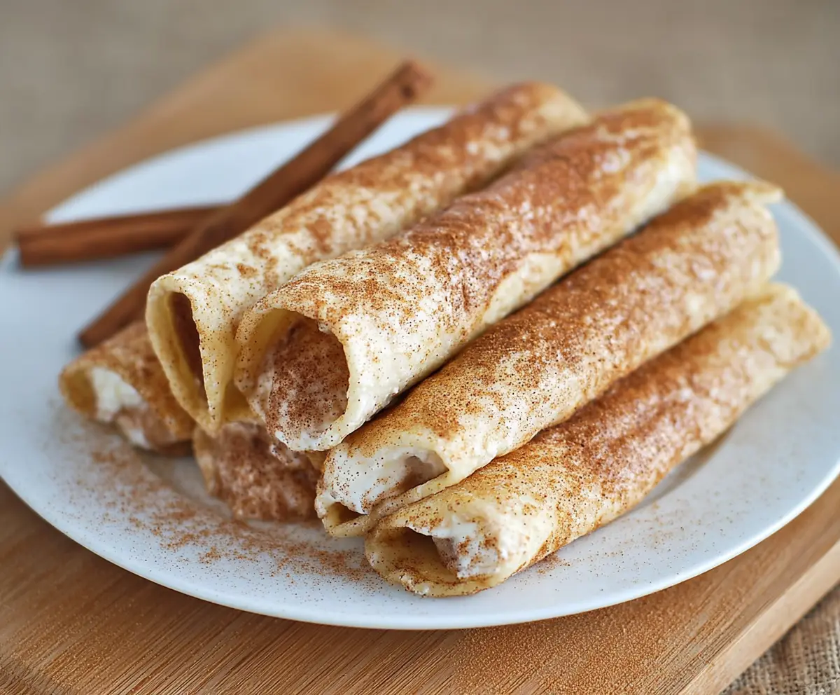 Delicious Cinnamon Tortilla Cream Cheese Roll-Ups
