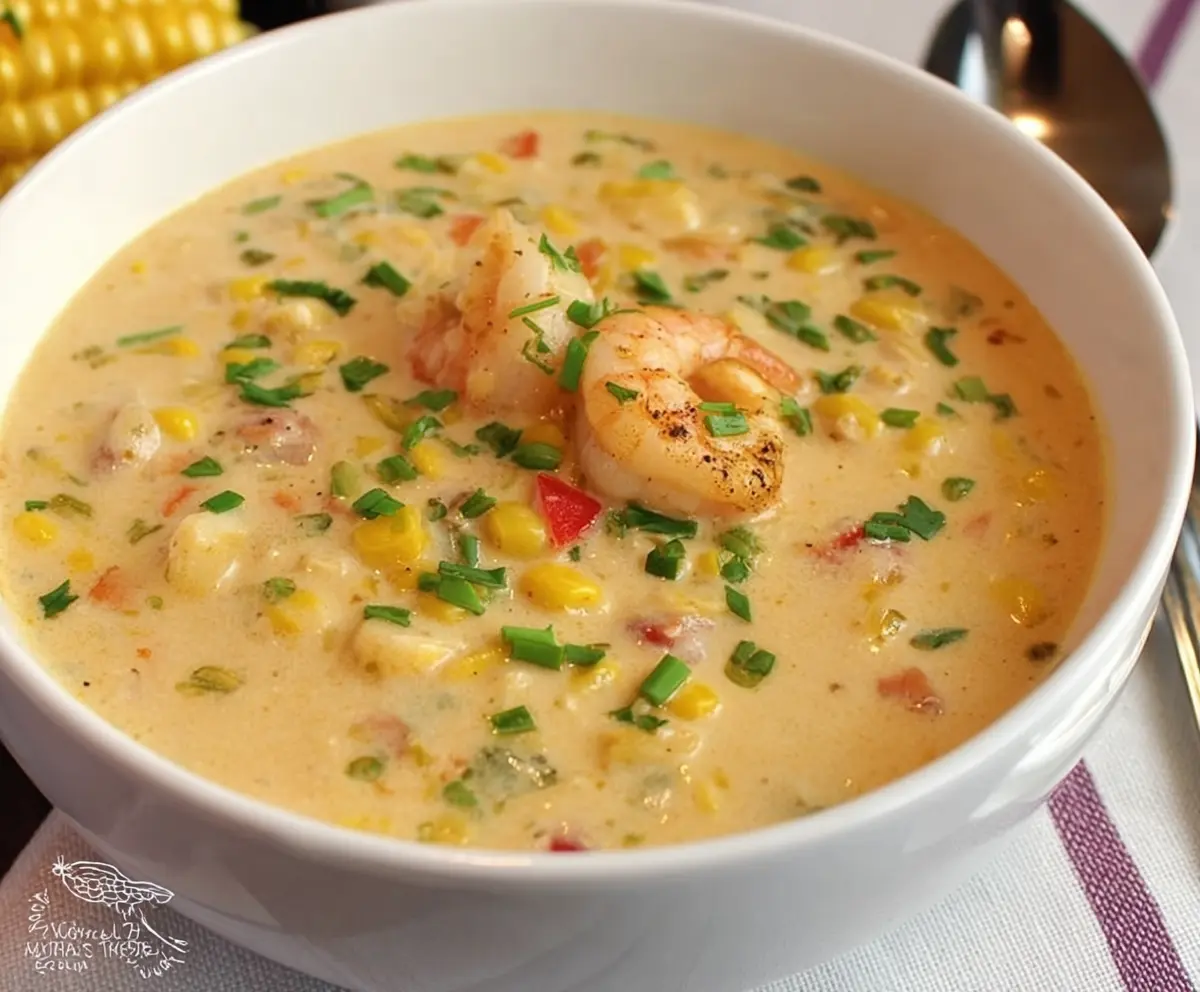 Creamy Shrimp and Corn Soup Recipe | Delicious & Easy