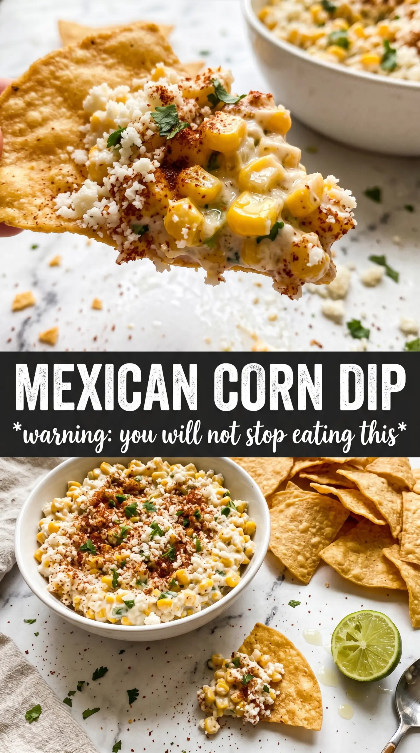 Mexican Corn Dip (Elote-Style) Skillet Party Dip